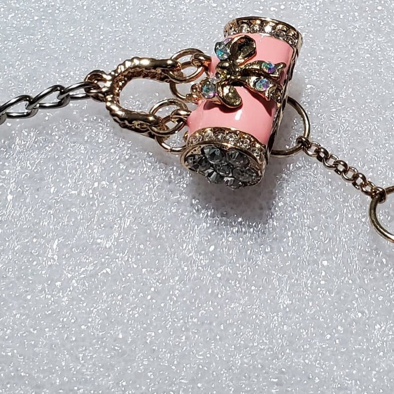 Rhinestone Shoe Keychain - Etsy