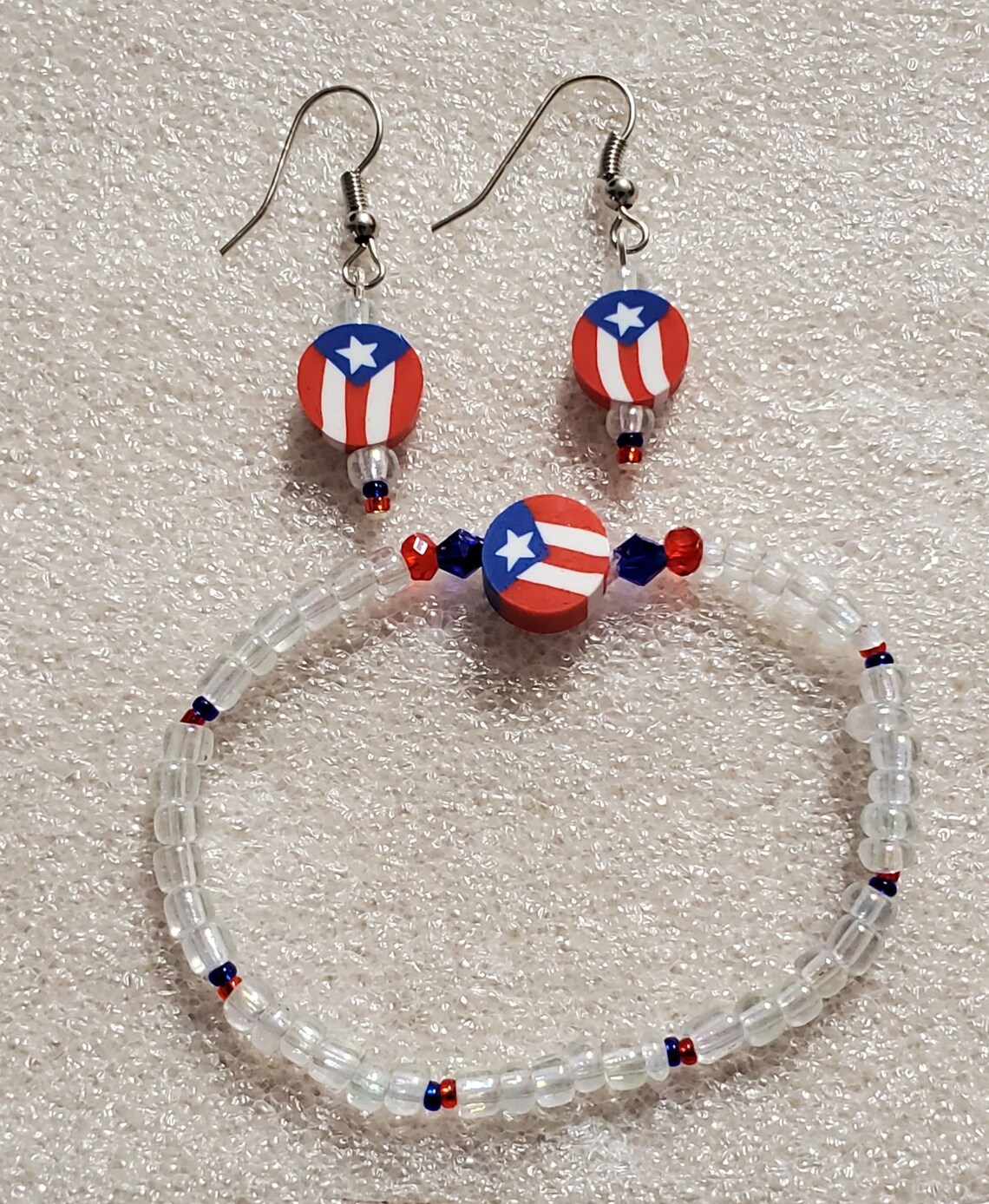 Puerto Rico Bracelet and Earrings Set | Etsy