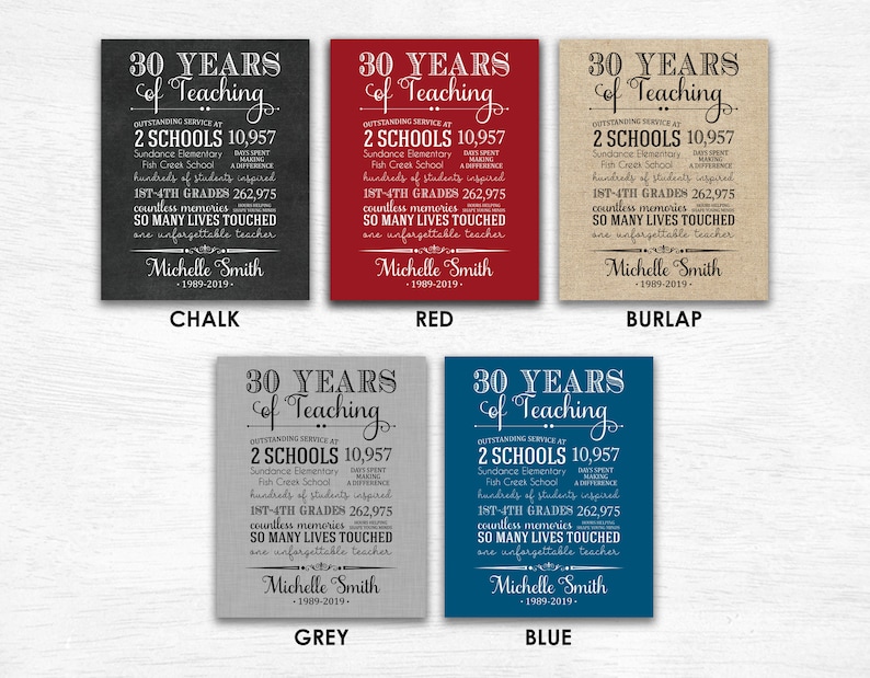 Teacher Retirement Gift Printable DIGITAL FILE - Etsy