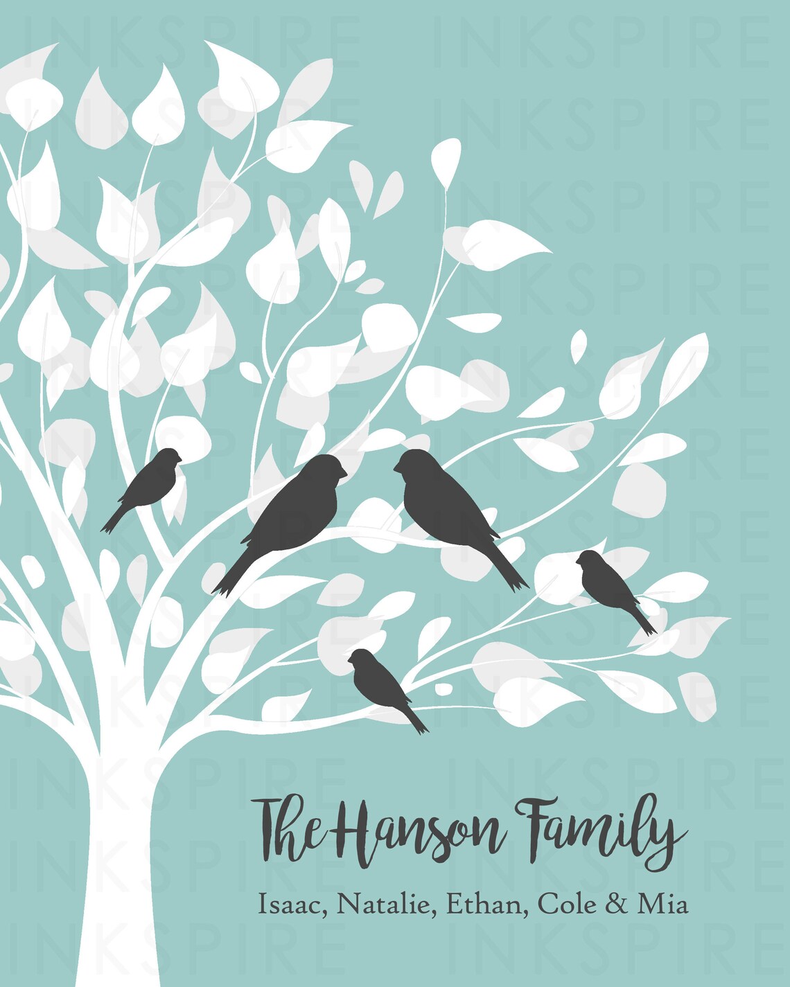 Personalized Family Tree Custom Family Tree Family Tree | Etsy