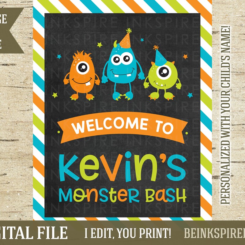 Little Monster Party - Etsy