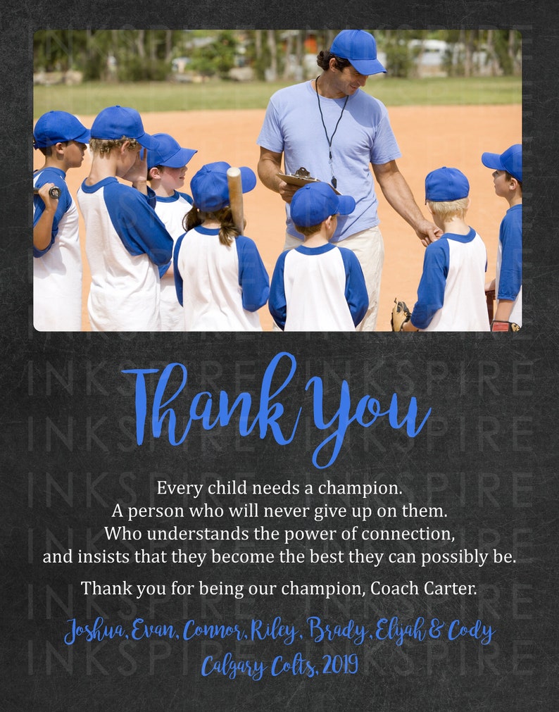 EDITABLE Soccer Coach Thank You Gift Printable End of Season - Etsy Canada