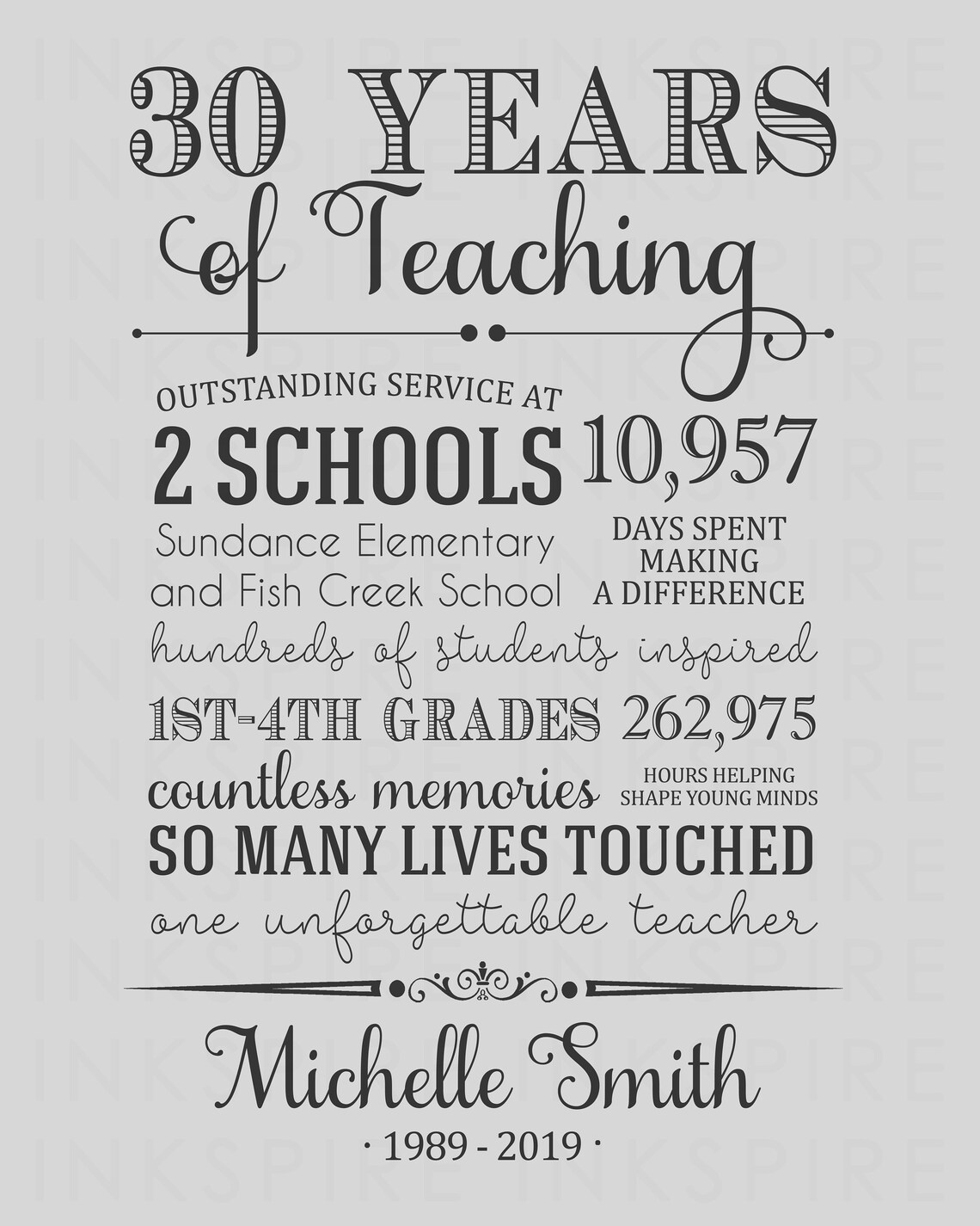 Teacher Retirement Gift Printable DIGITAL FILE - Etsy