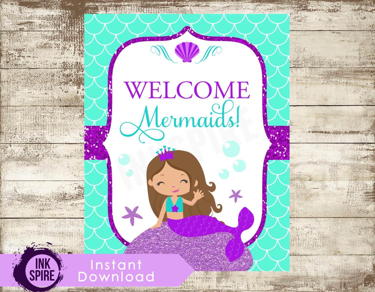 Printable Mermaid Signs - Printable Word Searches