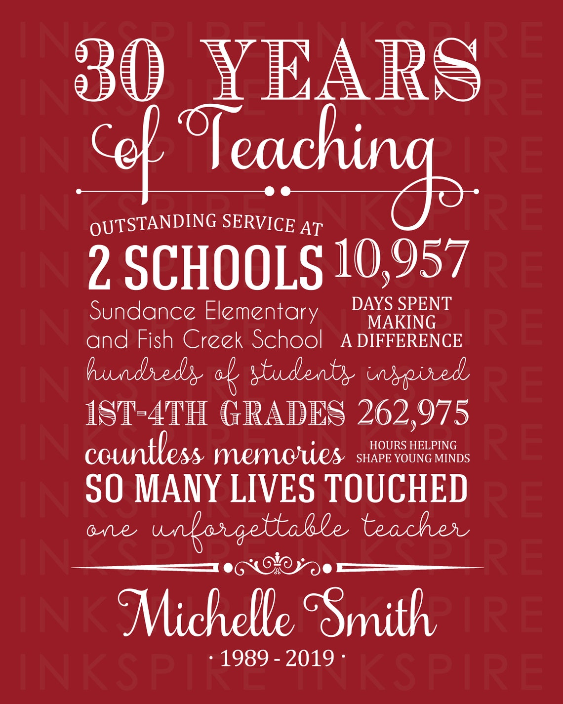 Teacher Retirement Gift Printable DIGITAL FILE - Etsy