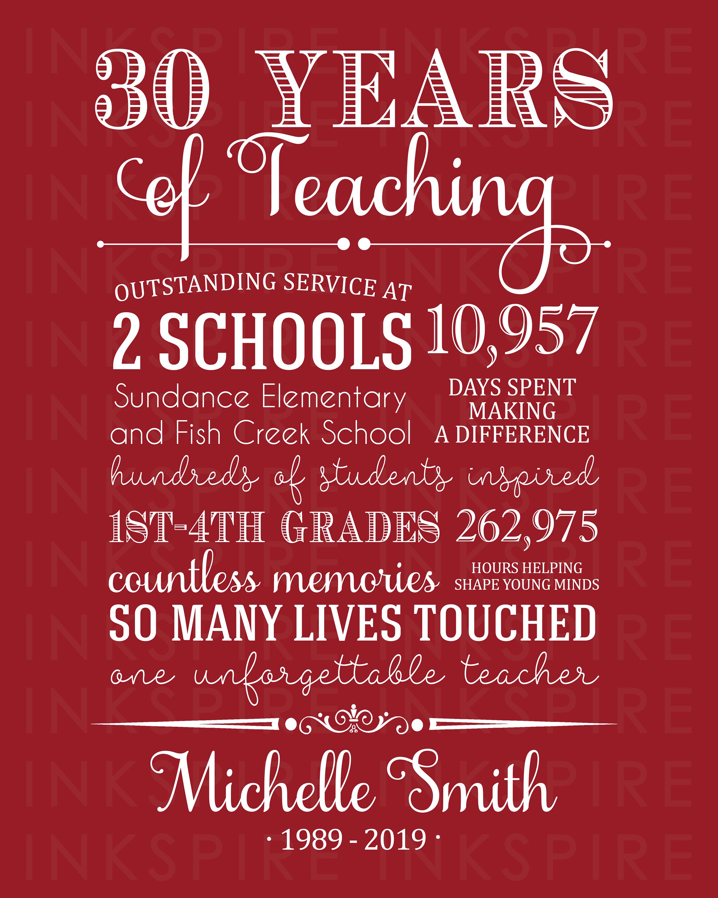 Teacher Retirement Gift Printable DIGITAL FILE - Etsy