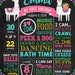 Llama Birthday Board Printable DIGITAL FILE Personalized Floral Llama ...
