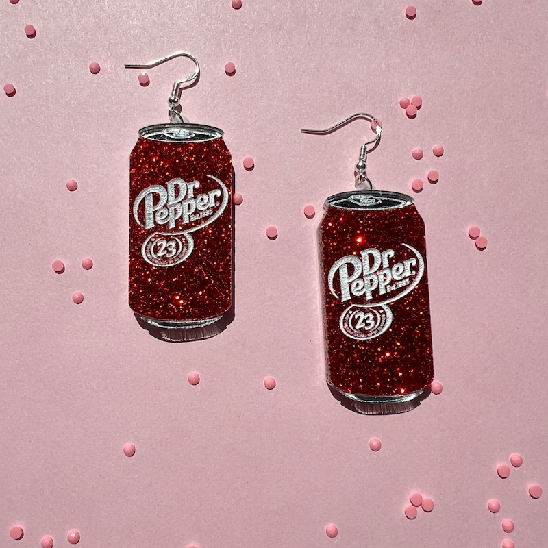 Earrings Dr. Pepper - Etsy