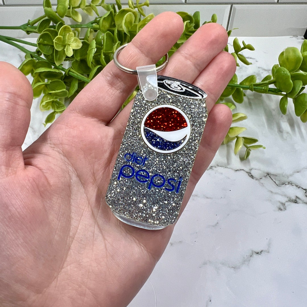 Diet Pepsi Can Layered Acrylic Keychain - Etsy