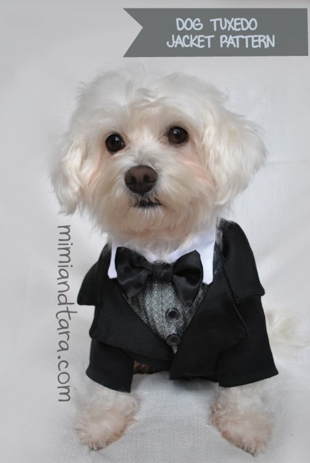 Dog Tuxedo Pattern Size XXL, Dog Clothes, Dog Clothing Pattern, Dog ...