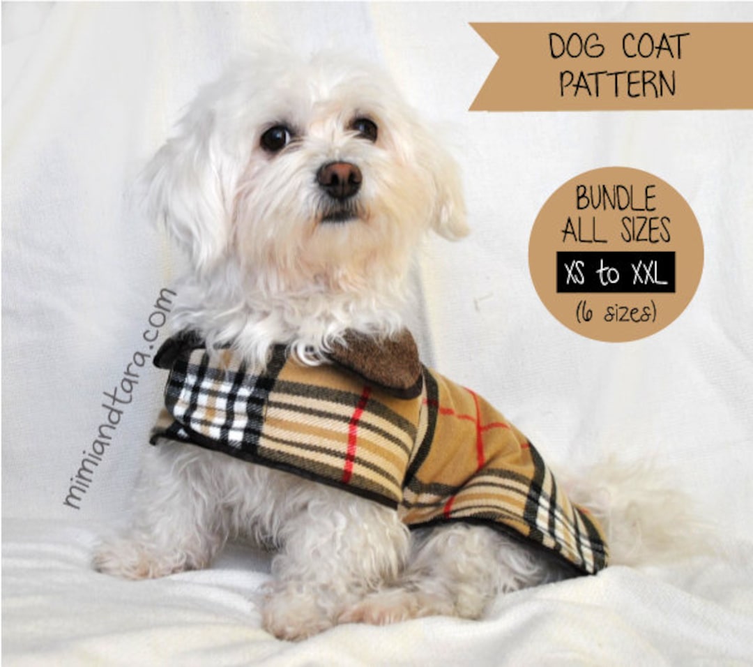 Dog Coat Sewing Pattern Bundle: All Sizes XS-XXL (PDF Pattern) - Etsy