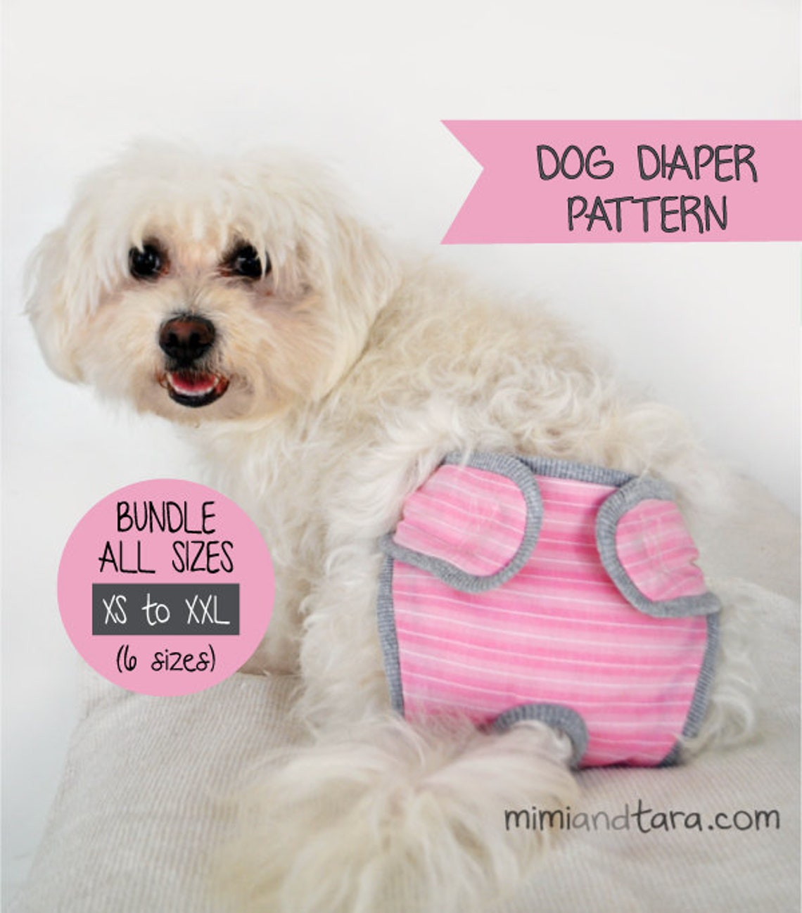 Dog Diaper Pattern Bundle All Sizes Sewing Pattern Dog - Etsy Canada
