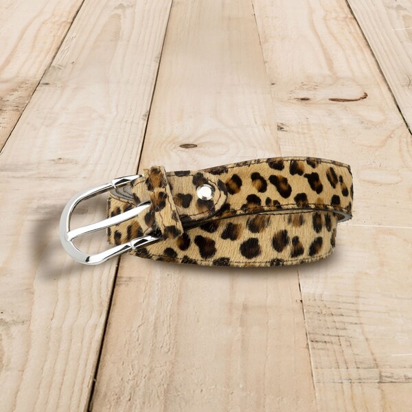 Leopard Print Belt - Etsy