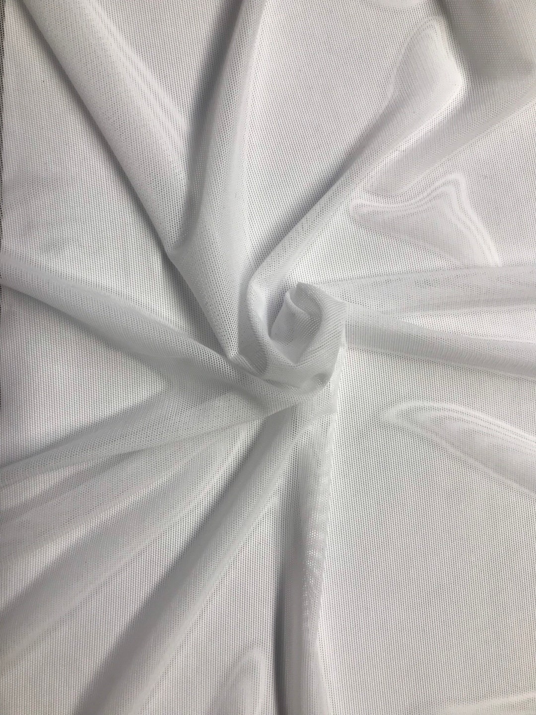 White 4 Way Stretch Sheer Mesh Fabric by the Yard. Perfect for Dance ...