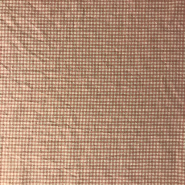 Pink and White Check Fabric - Etsy