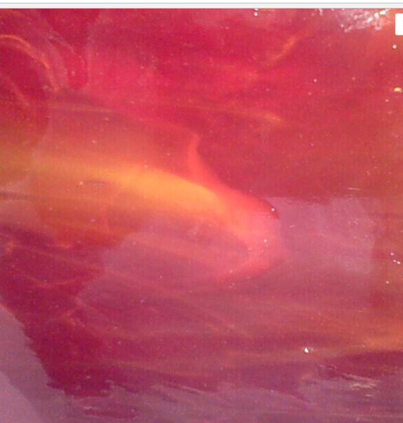 Sheet BRIGHT RED IRIDIZED Stained Glass Sheet Mosaic Supply - Etsy