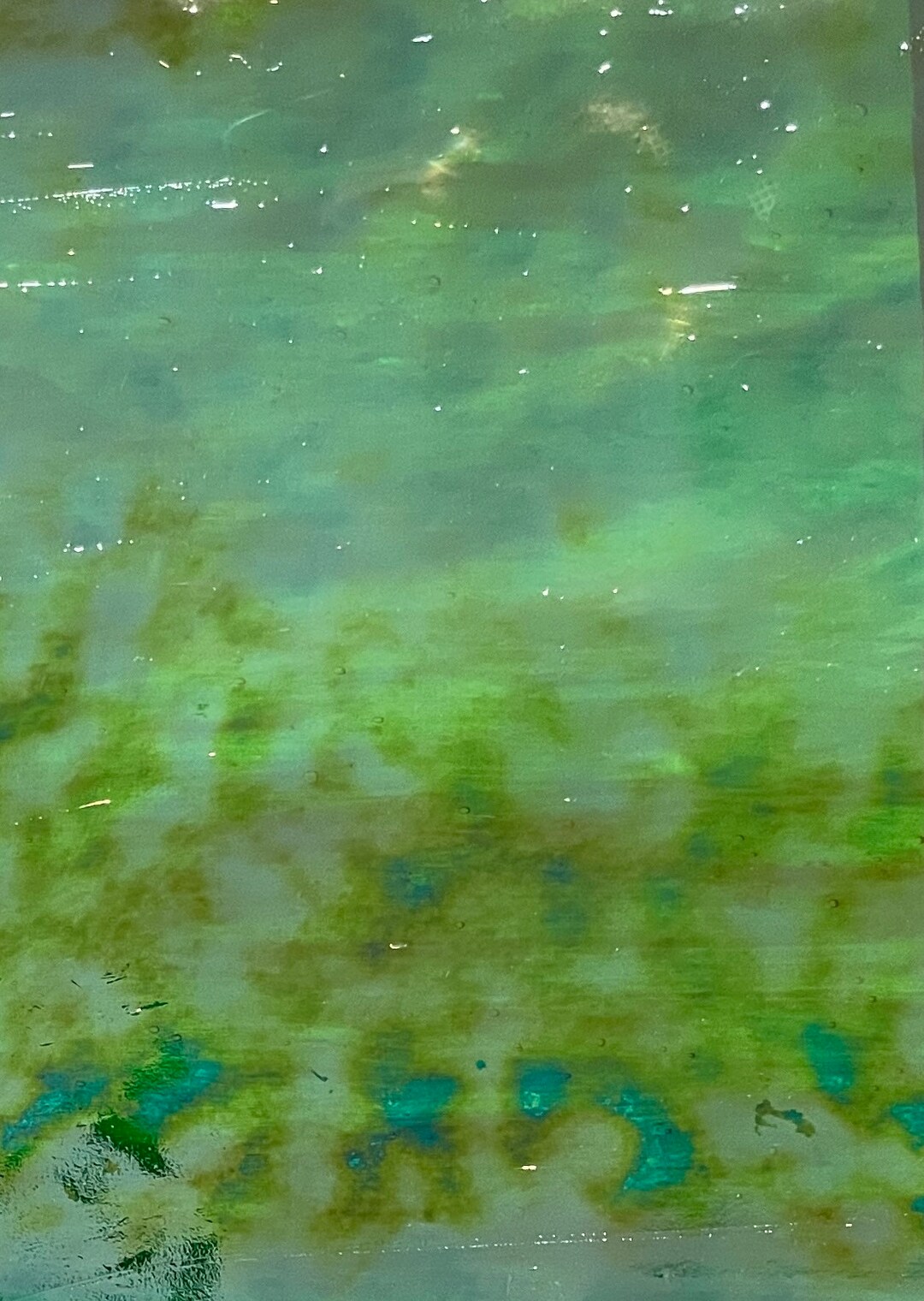 Silver & Gold Iridized Stained Glass Sheet A28 - Etsy