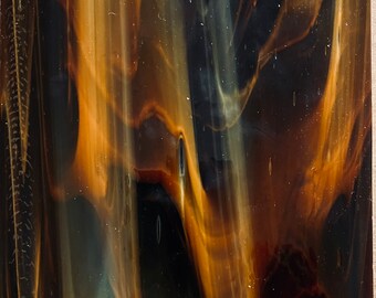 Dark Amber Glass - Etsy