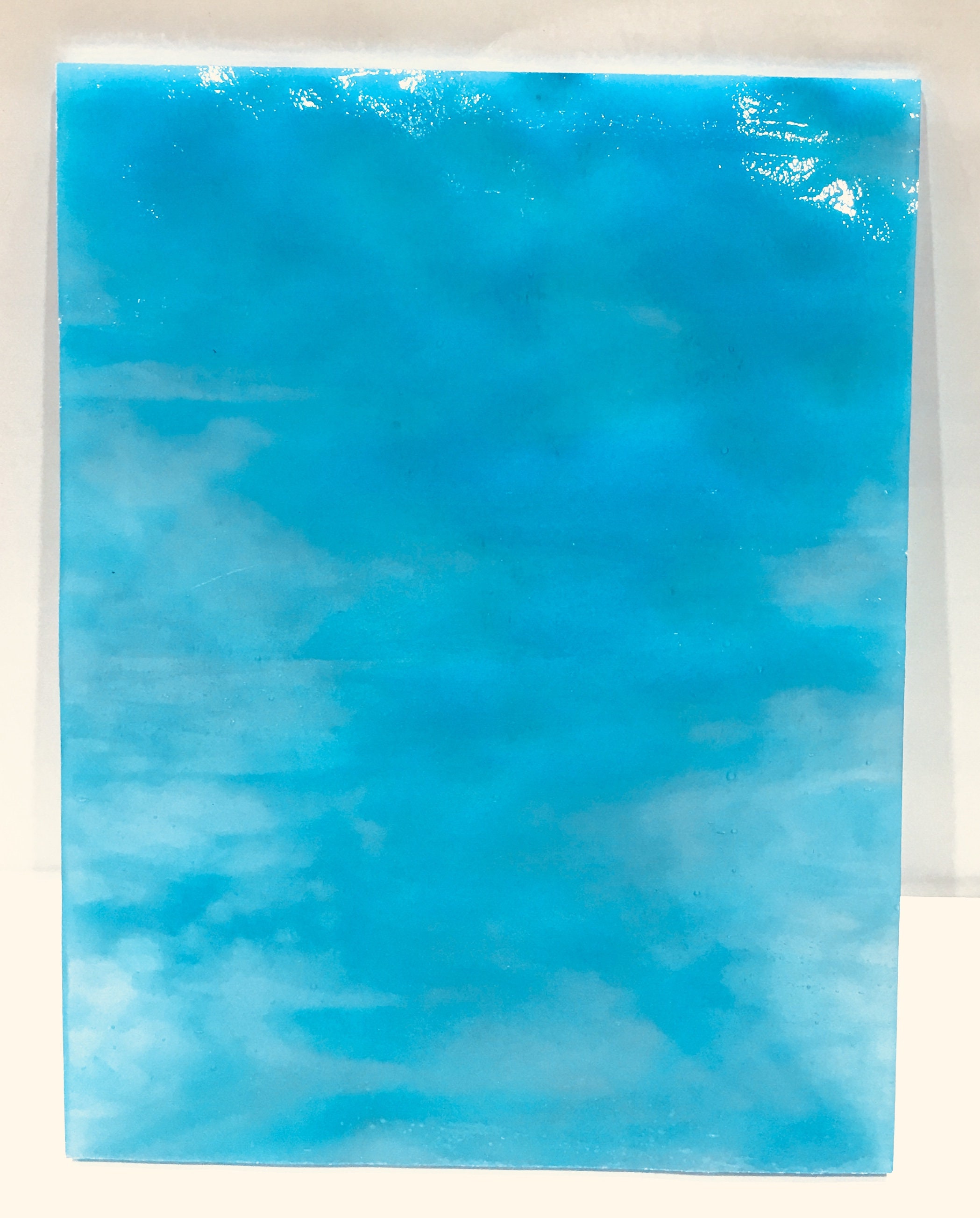 Sheet ARCTIC BLUE Stipple Stained Glass Some W Factory - Etsy