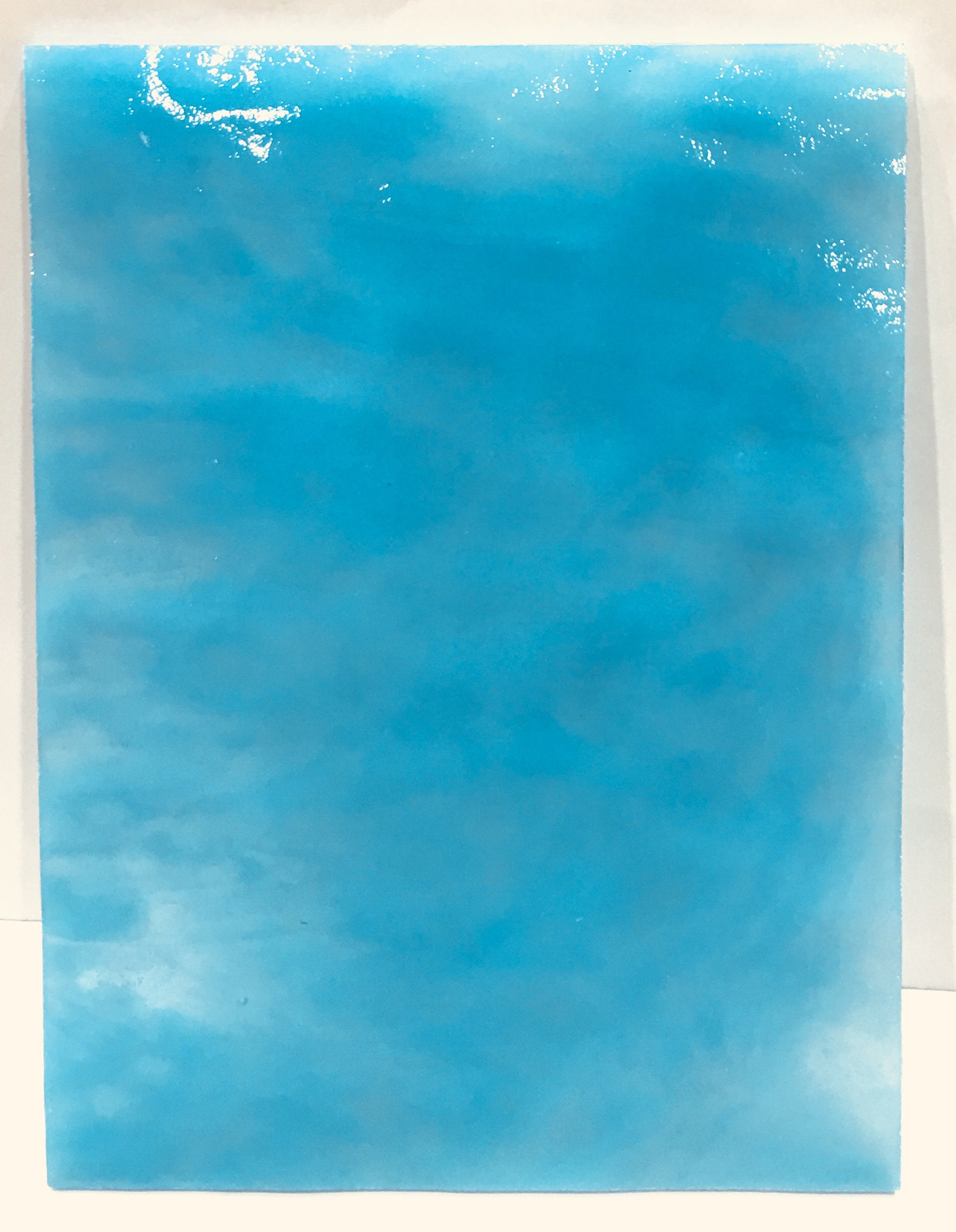 Sheet ARCTIC BLUE Stipple Stained Glass Some W Factory - Etsy