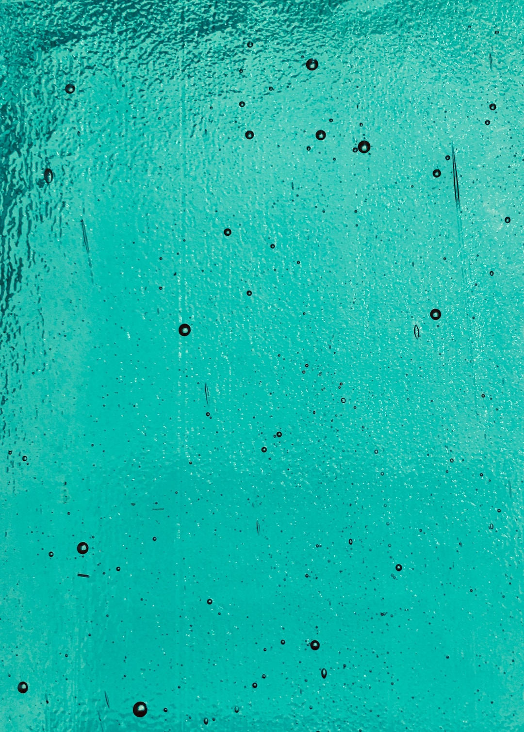 Seedy & Warbled Aqua Bluegreen Peacock Transparent Stained Glass F48 - Etsy