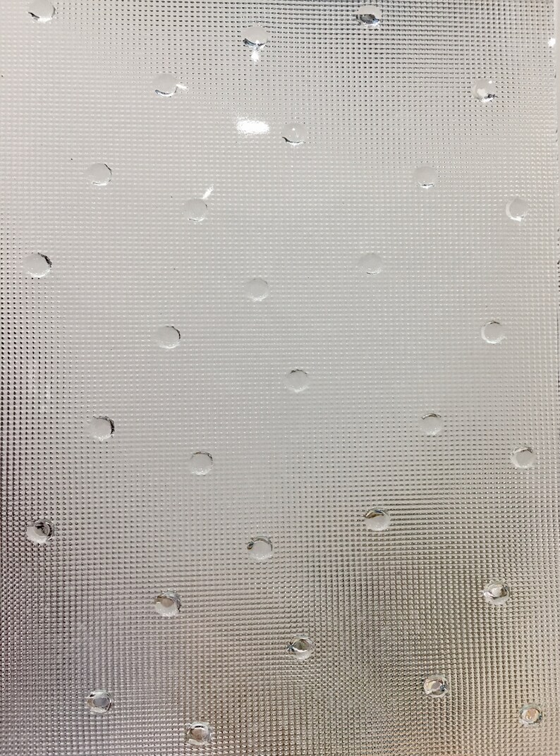 Sheet CLEAR DOT GRID 4-5mm Thick Architectural Glass J03 - Etsy