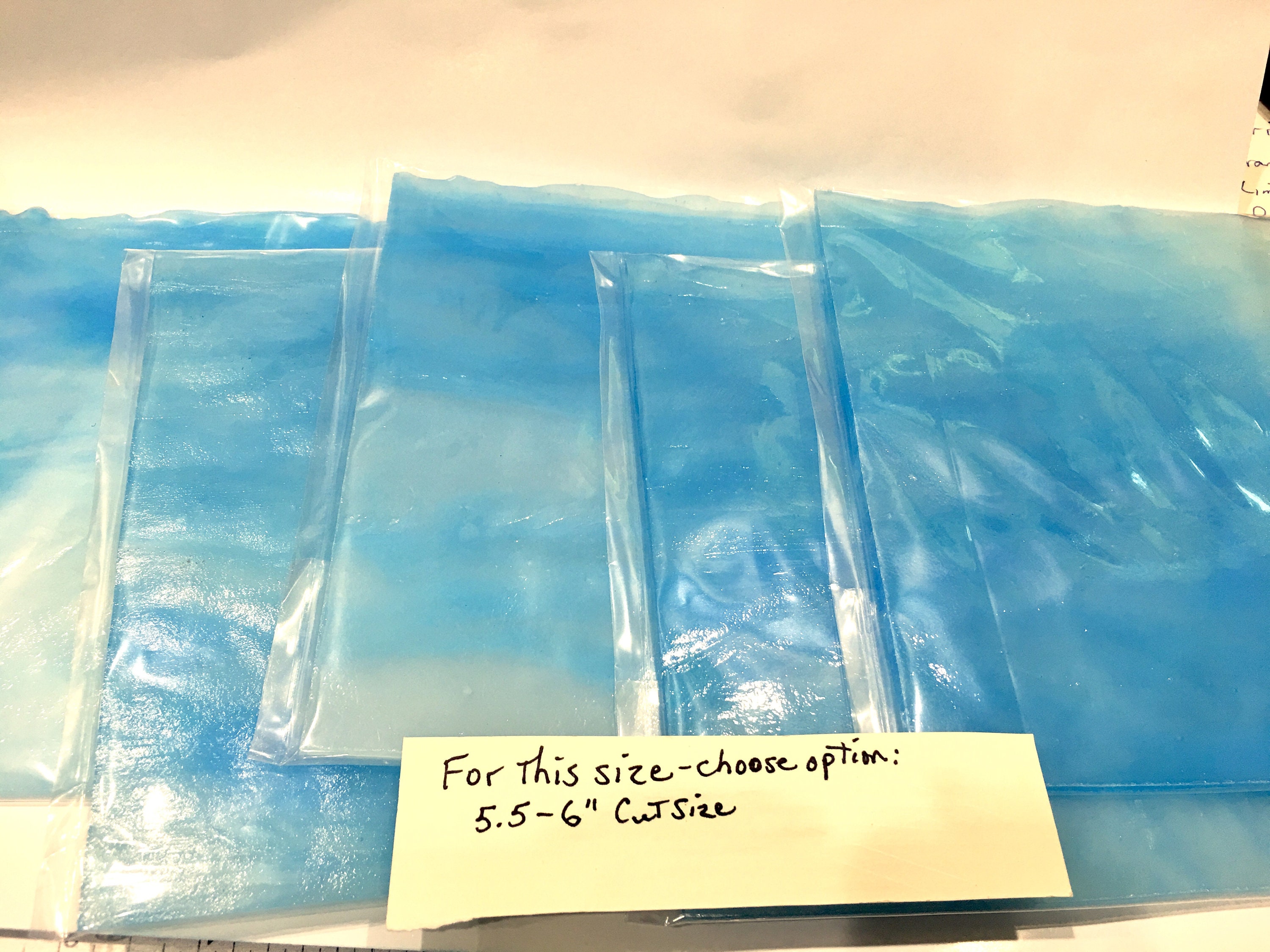 Sheet ARCTIC BLUE Stipple Stained Glass Some W Factory - Etsy