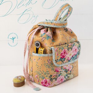 Blithe Bucket Bag Pdf Pattern Drawstring Tote - Etsy