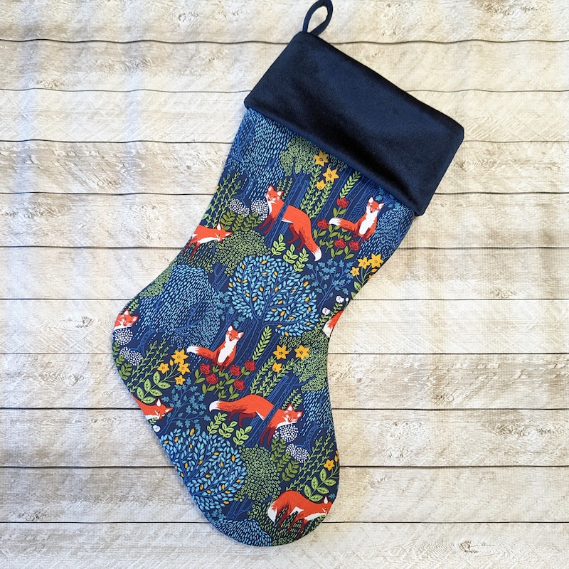 Christmas Stocking Fox - Etsy