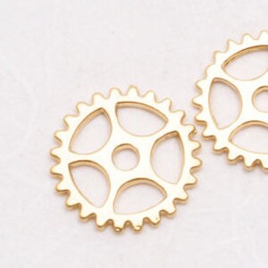 Gear Necklace, Gear Charm Necklace, Gift for Boyfriend, Gift for ...