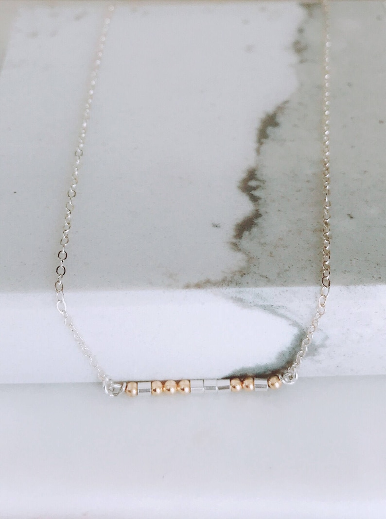 Name Morse Code Love Necklace Morse Code Bracelet - Etsy