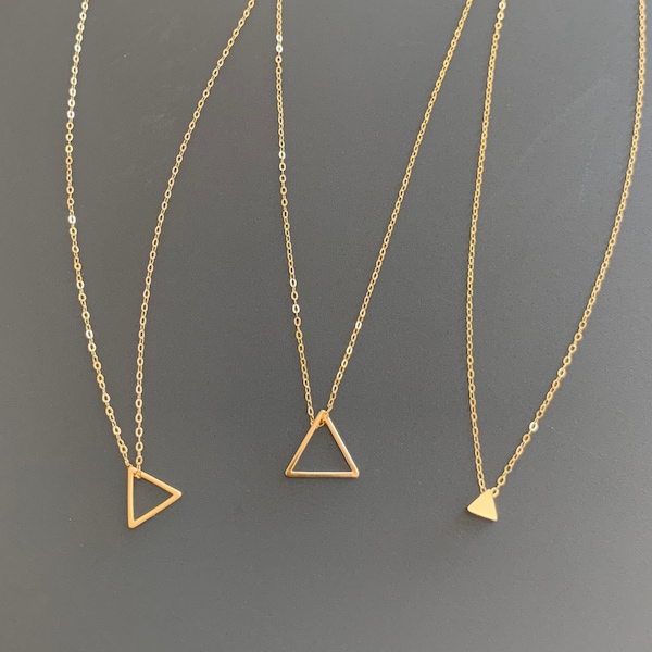 Triangles Necklace - Etsy
