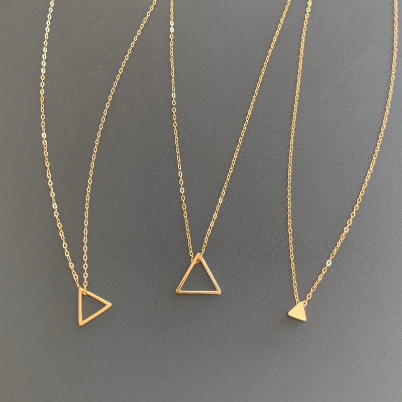 Triangles Necklace - Etsy