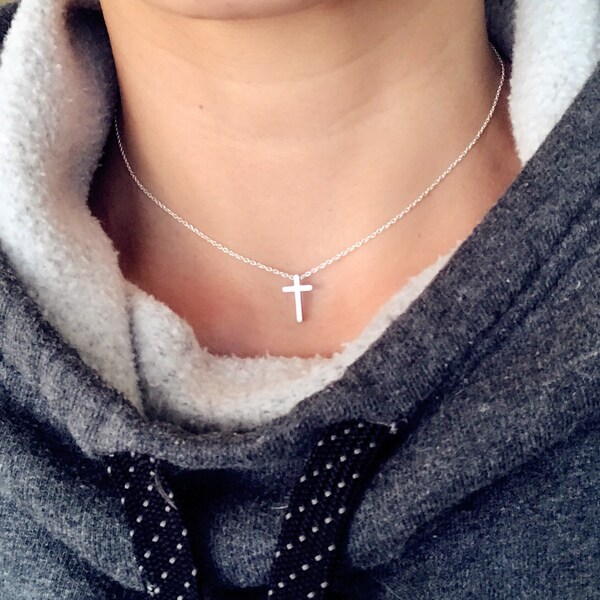 Cross Choker - Etsy