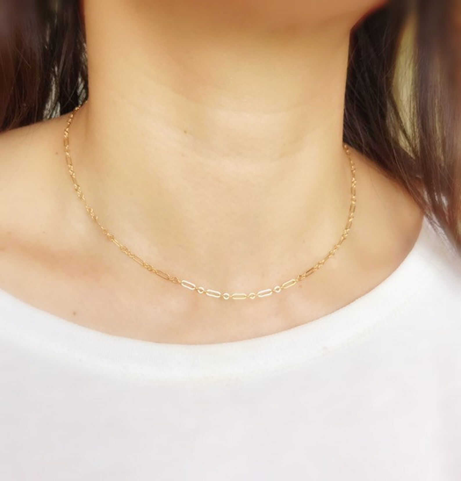 Gold Filled Jewelry Chain Long and Short Chain Bracelet - Etsy