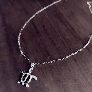 Big Sea Turtle Necklace, Silver Large Sea Turtle Sea Glass Pearl Marine ...