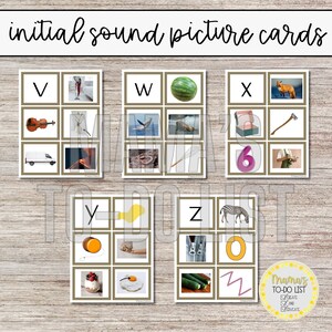Letter Sounds Printables | Beginning Sound Printables | Beginning Sound ...