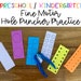 Hole Punch Practice | Fine Motor | Prek | Preschool | Kindergarten - Etsy