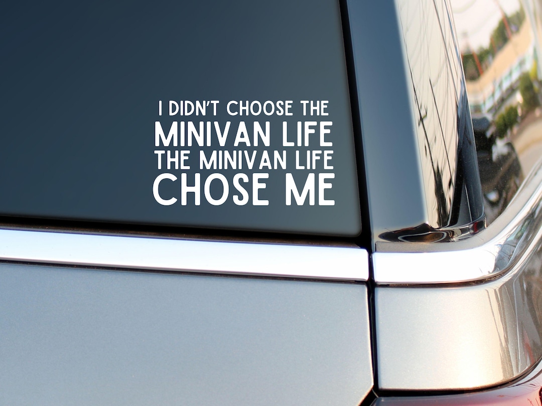 Funny Mom Car Decal | Funny Mom Car Sticker | Minivan Decal | Minivan ...