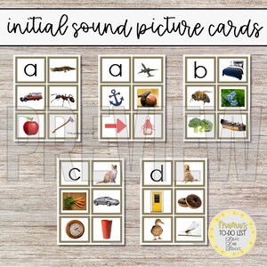 Letter Sounds Printables | Beginning Sound Printables | Beginning Sound ...