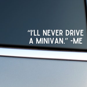 Funny Mom Car Decal | Funny Mom Car Sticker | Minivan Decal | Minivan Sticker | Minivan Car ...