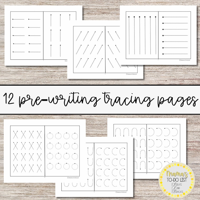 Preschool Tracing Printable Preschool Tracing Tracing Lines Worksheet ...