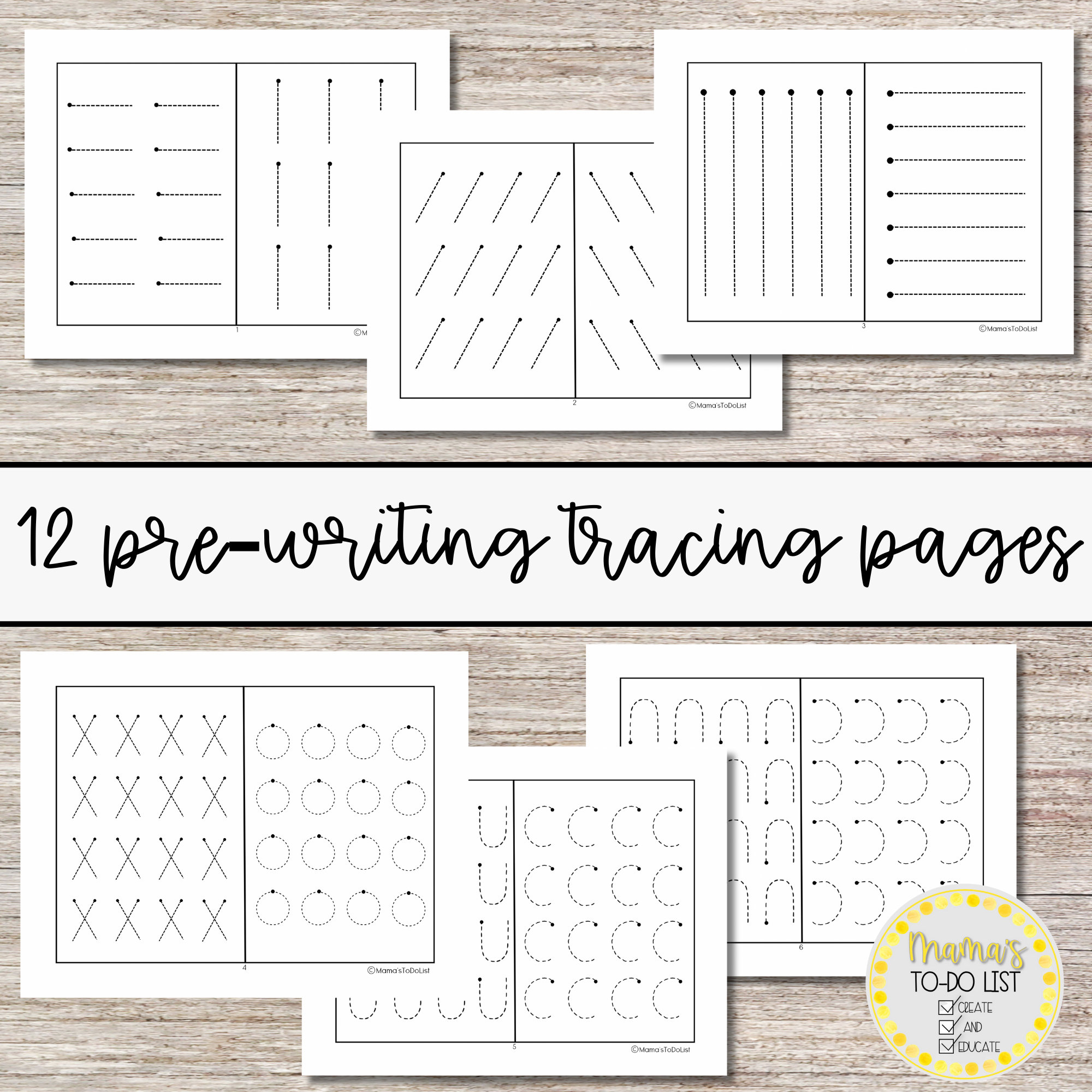 Preschool Tracing Printable Preschool Tracing Tracing Lines Worksheet ...