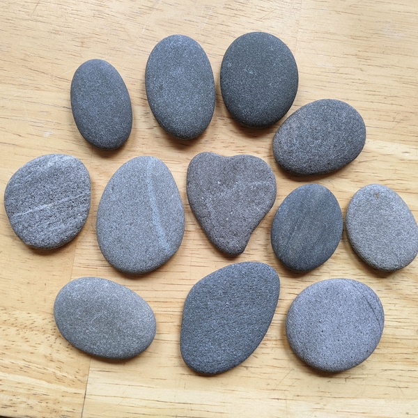 Flat Beach Stones - Etsy