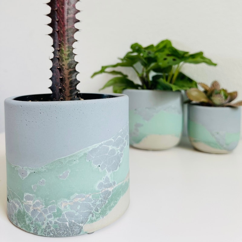 Coastal Indoor Plant Pot - Etsy