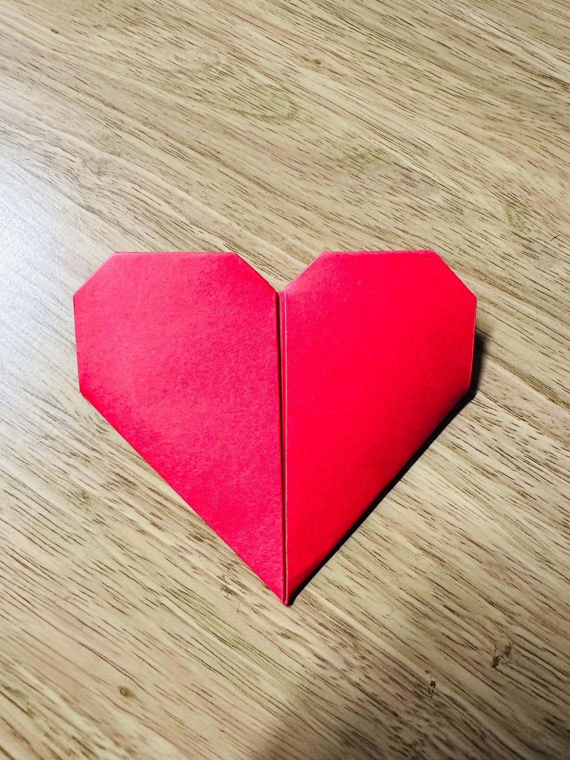 Origami Heart Envelope or Bookmark – Hidden Message Love Note ...