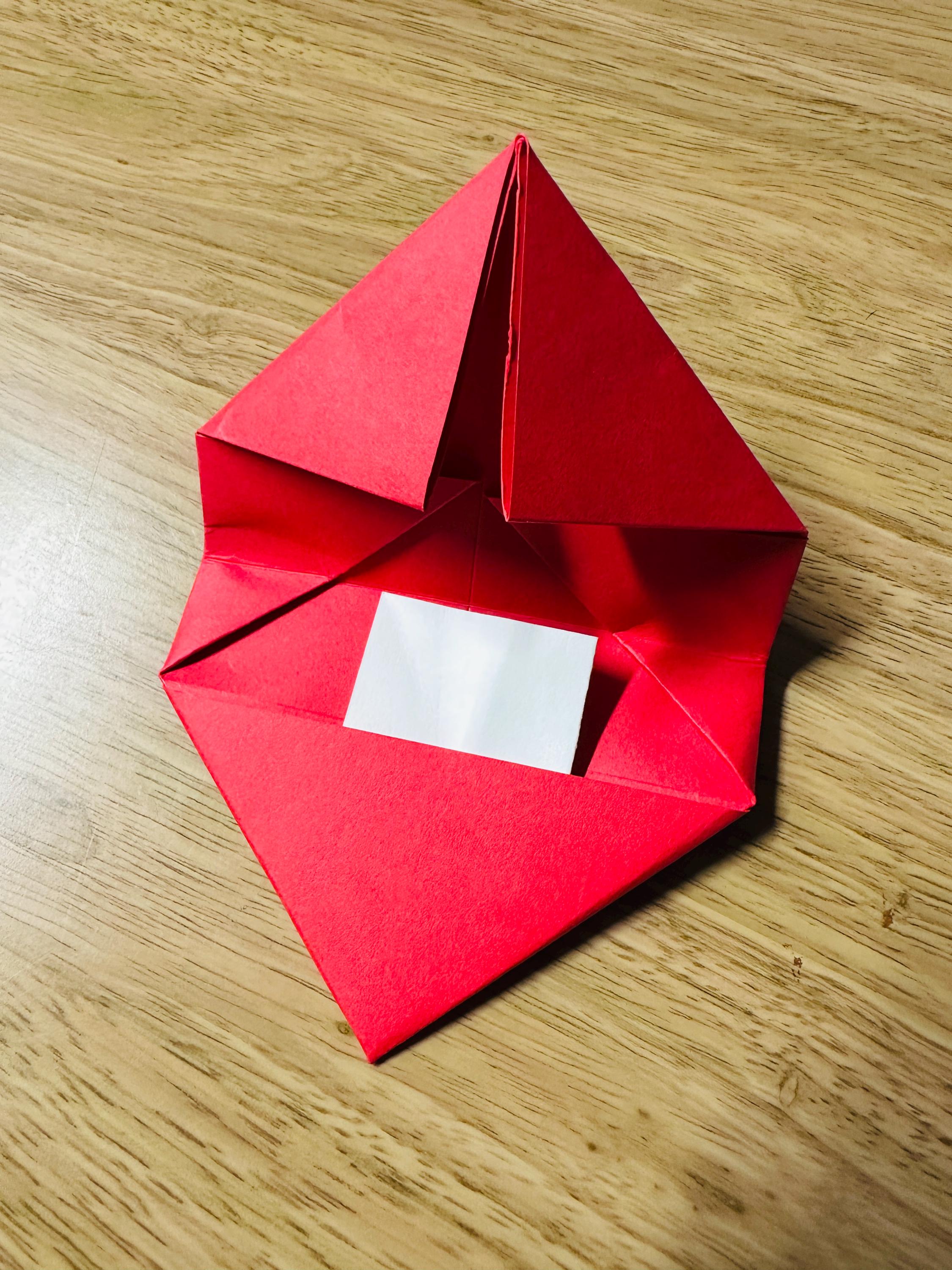 Origami Heart Envelope or Bookmark – Hidden Message Love Note ...