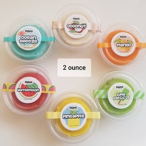 Tropical Scented Playdough 6-pack: Non-toxic Summer Sensory Dough - Etsy