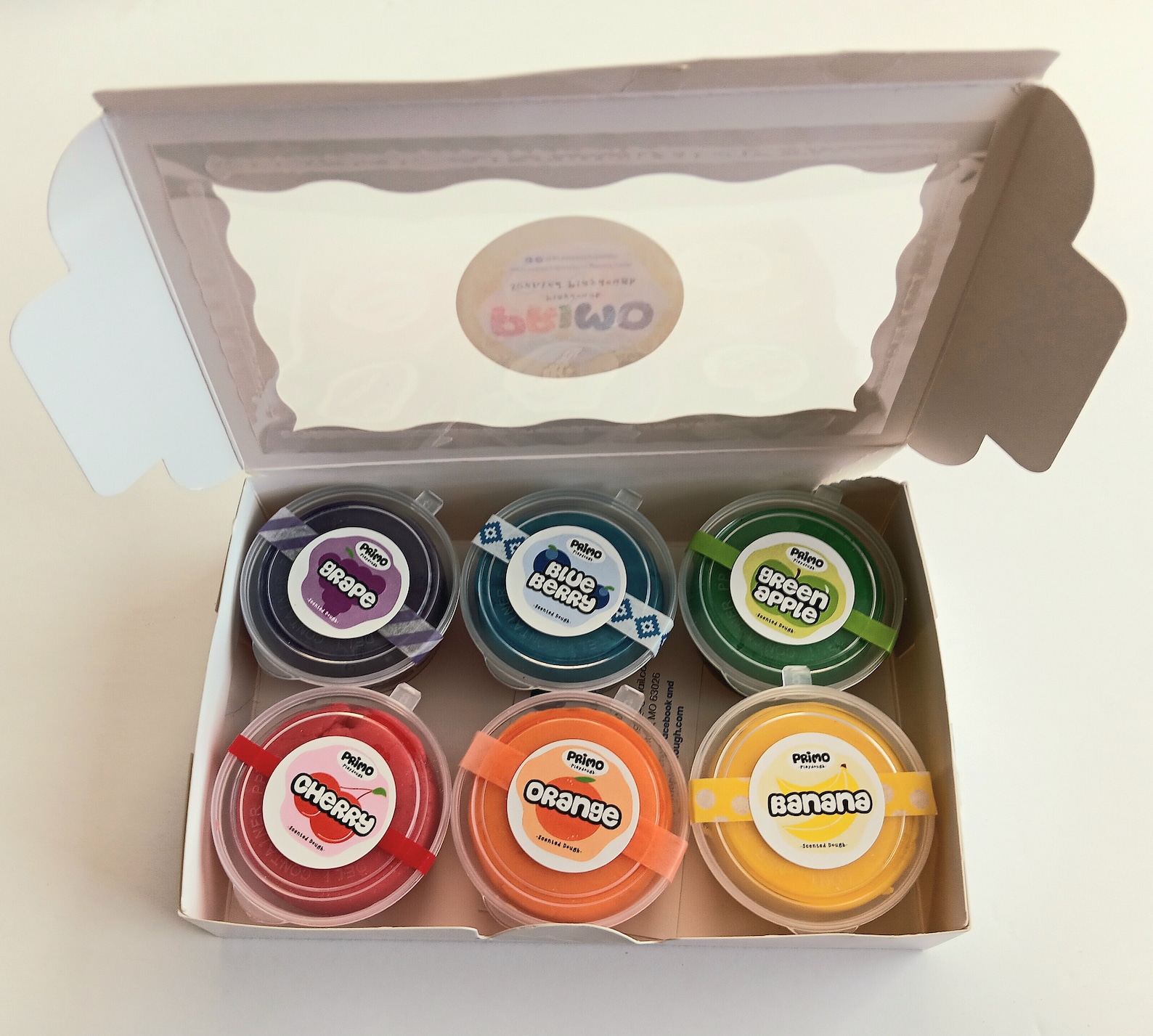 Rainbow 6-pack Scented Playdough With Fruit Scents Play Dough, Play Doh ...