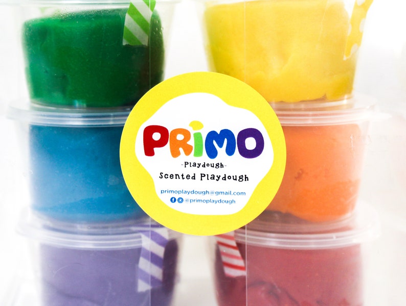 Rainbow 6-pack 2.5 Ounce Gift Box With Fruit Scents, Play Doh ...